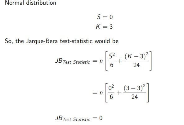Jarque-Bera Test of Normality. Normality | by Collins Aigbekaen Dwight ...