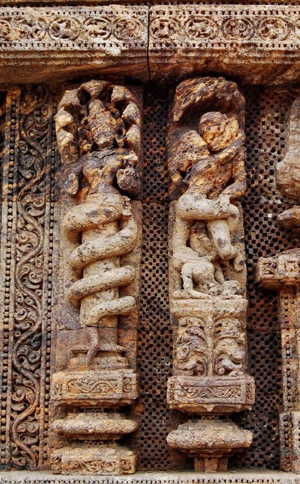 Expressions from Konarka….. - Monuments of Odisha - Medium