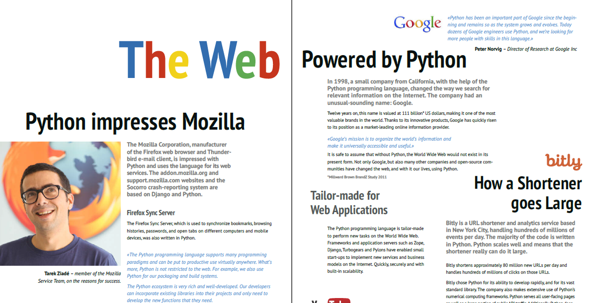 Python: The Web. Artigo da Python Brochure mostra o uso… | by Lidy ...
