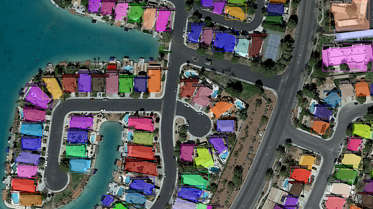 Using Detectron2 for Instance Segmentation on Satellite Imagery | by ...