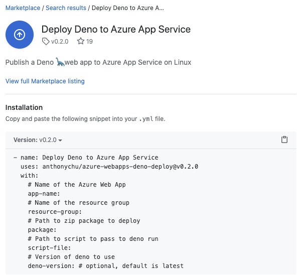 Deno REST API on Azure WebApp Service + CI/CD through Github Action | by Jishnu Koottala | Medium