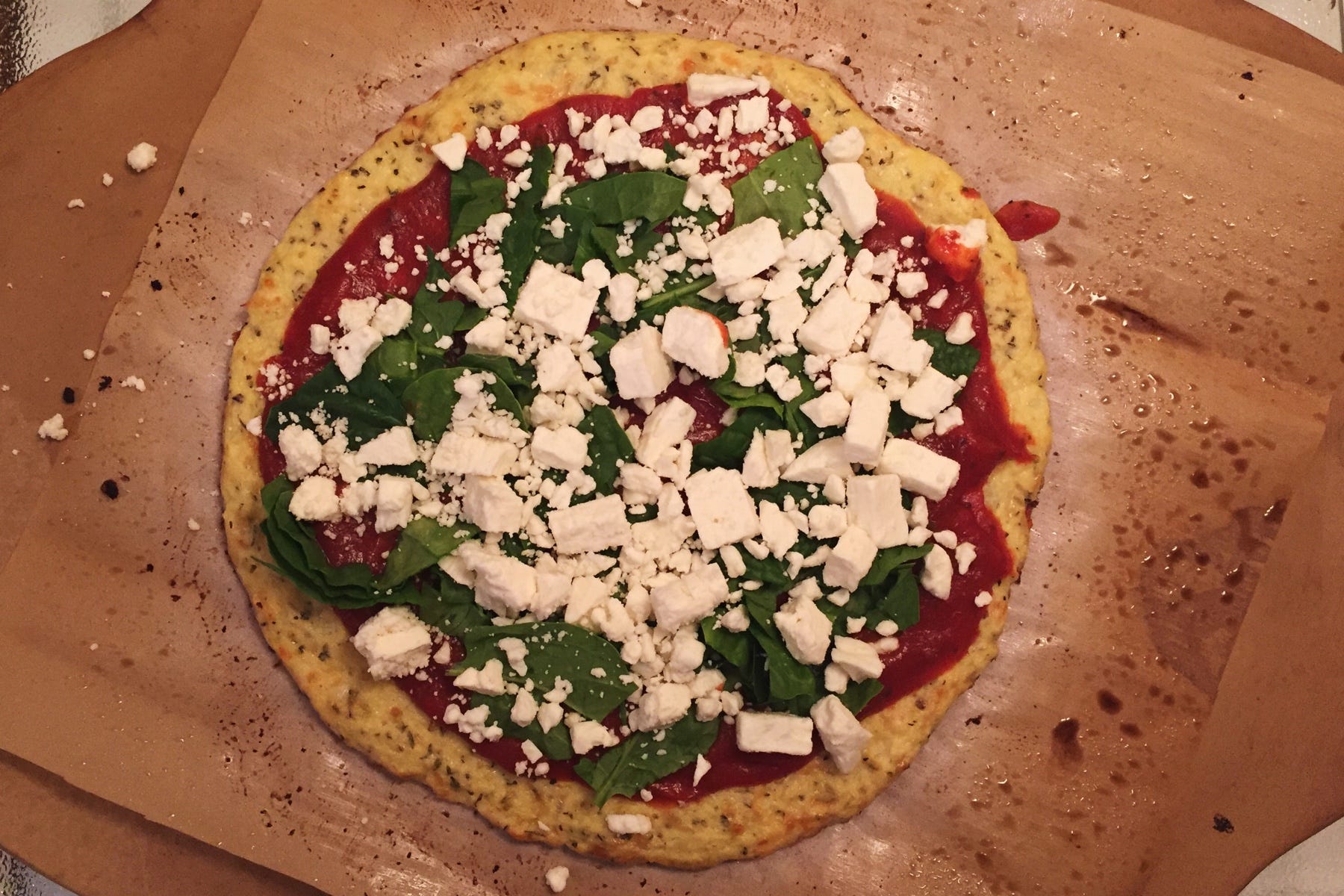 Recipe 21: Cauliflower Pizza Crust | by Sarah Charles | Cooking With ...