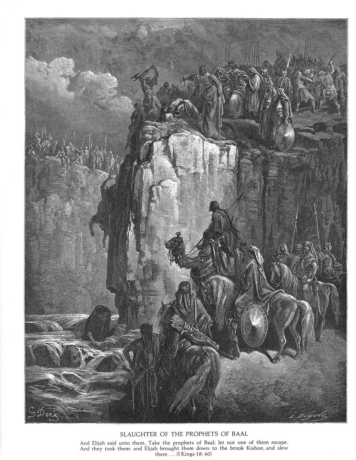 Elijah Holds Contest of the Gods, Fire From Heaven Seals Victory | by ...