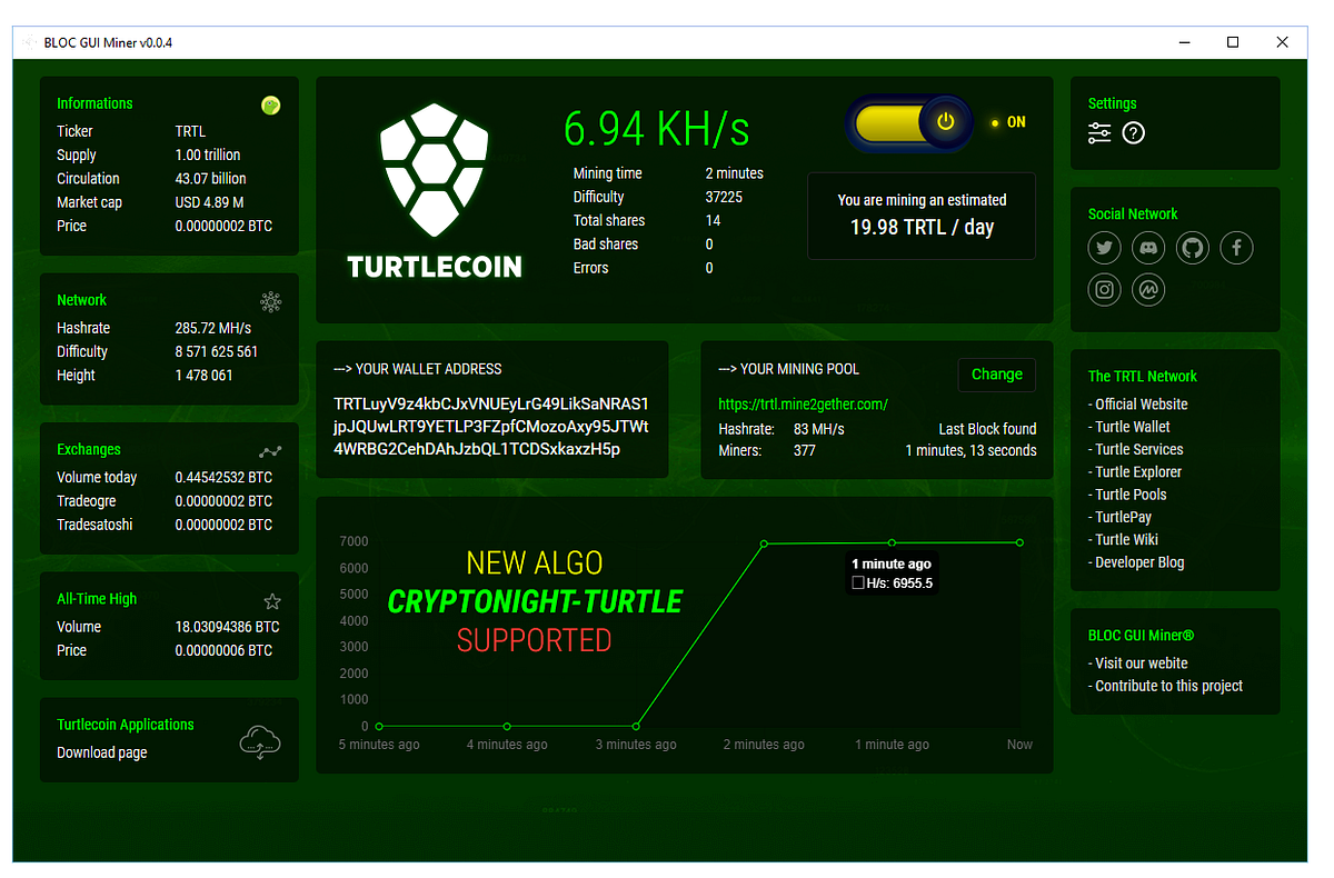 BLOC GUI Miner updated. BLOC GUI Miner is a beautiful, easy to… | by ...