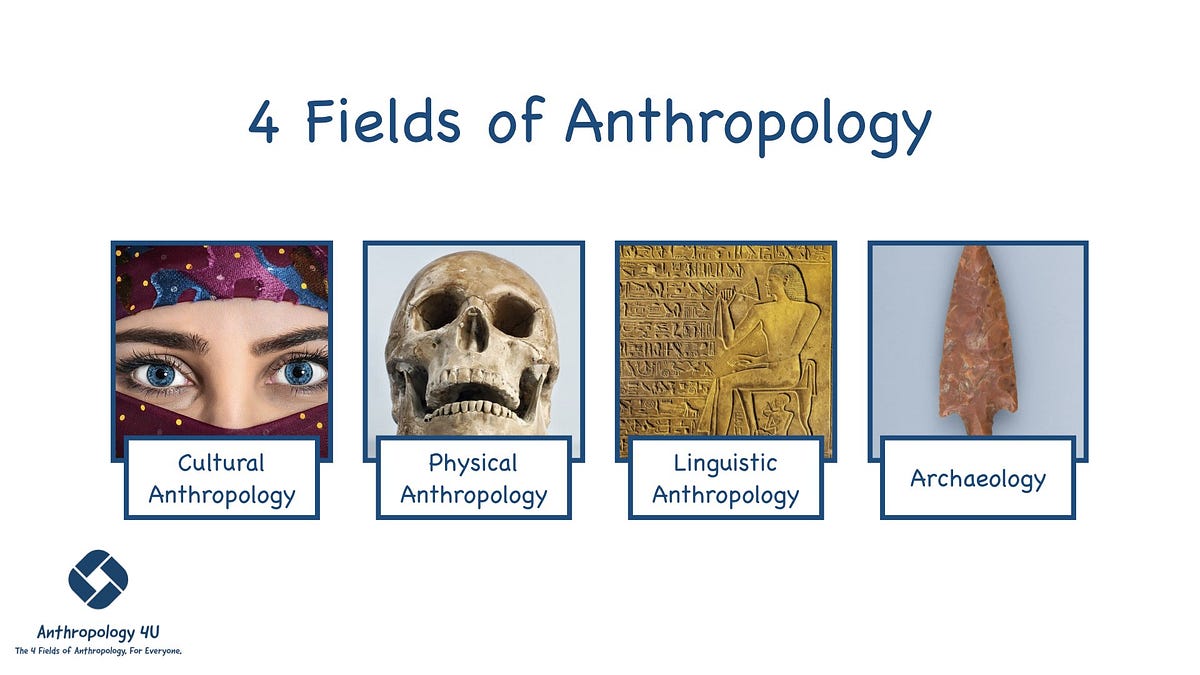 A Beginner’s Guide to the 4 Fields of Anthropology | by Anthropology 4U ...