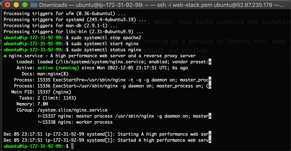 Web Stack Implementation (LEMP STACK) | by Zudonu Osomudeya | Dec, 2022 | Medium