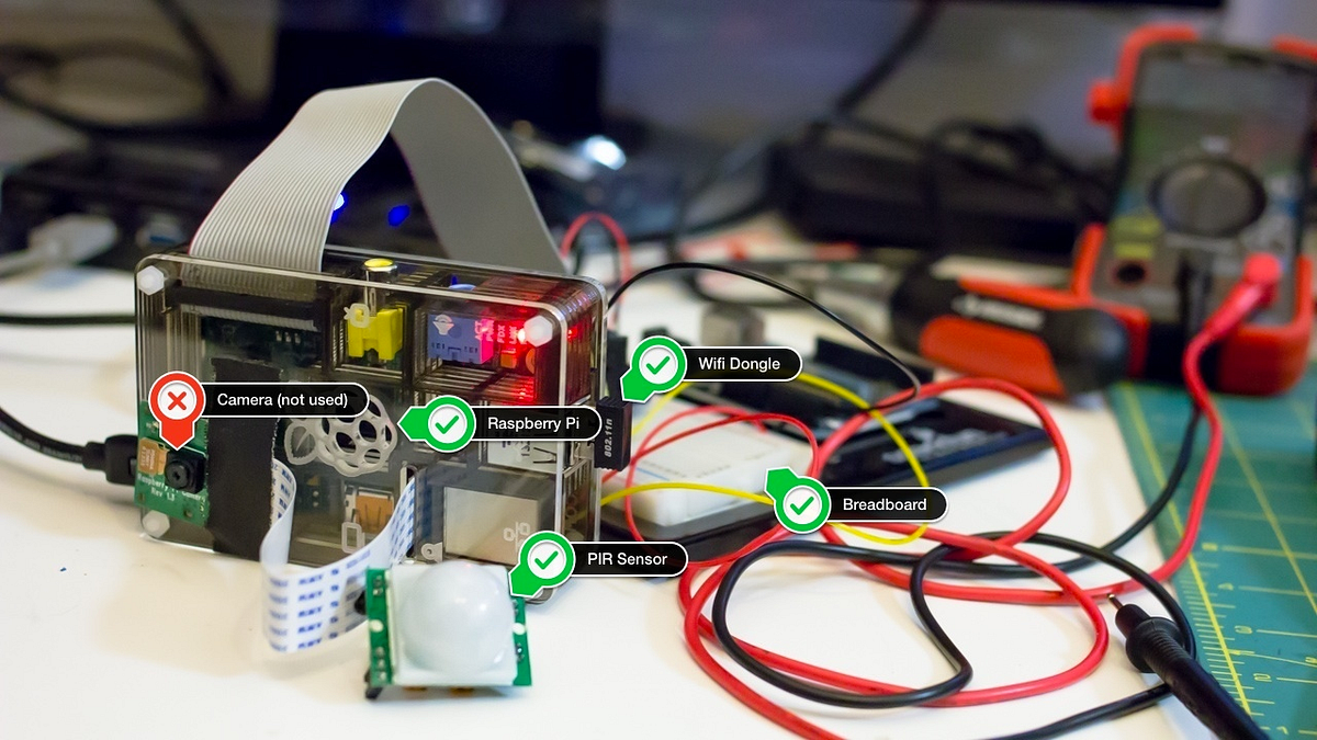 Raspberry Pi: Javascript Motion Sensor | by Brandon Aaskov | Medium