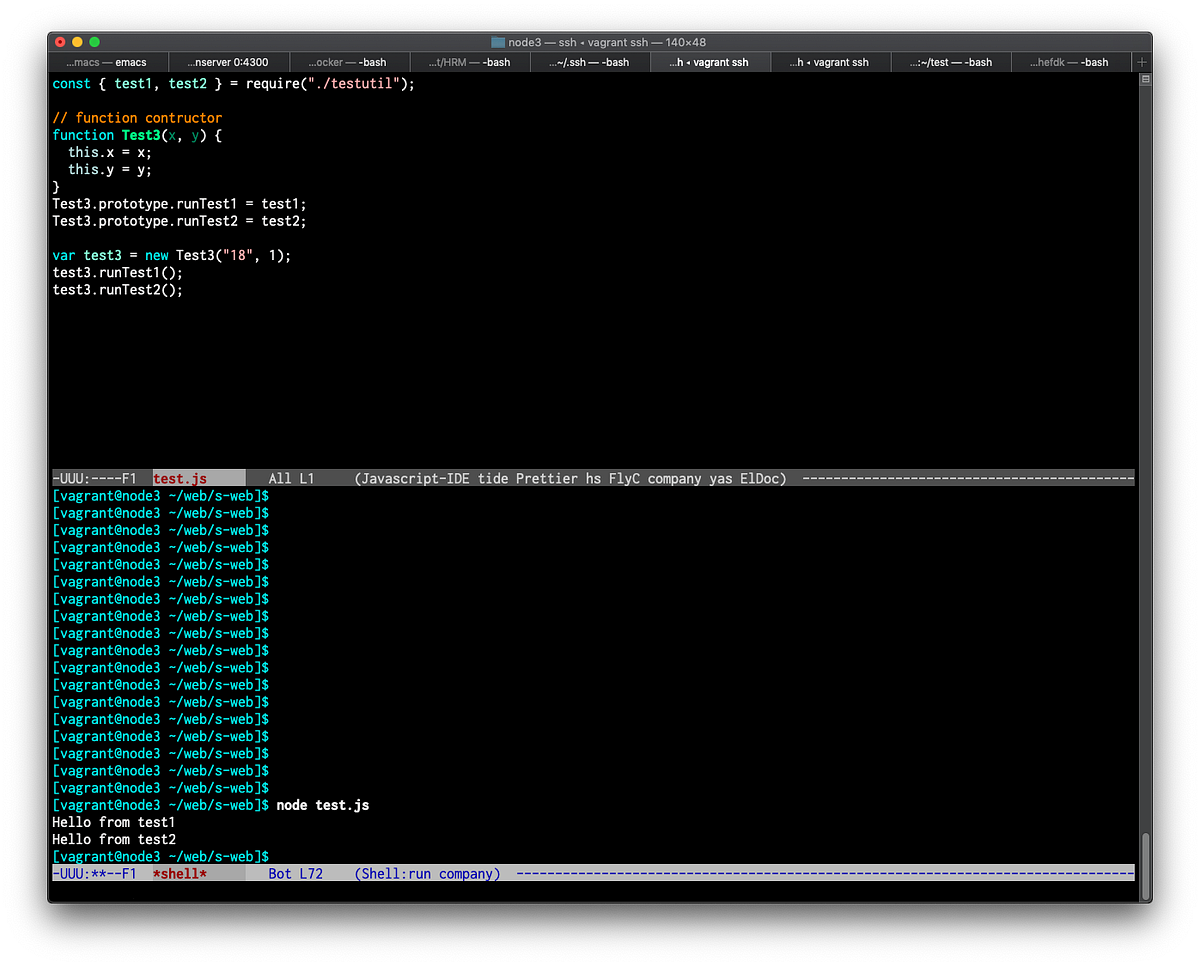 [Emacs-20] 用 Emacs 來寫 javascript 的小範例 | by Jerry Hsieh | Medium
