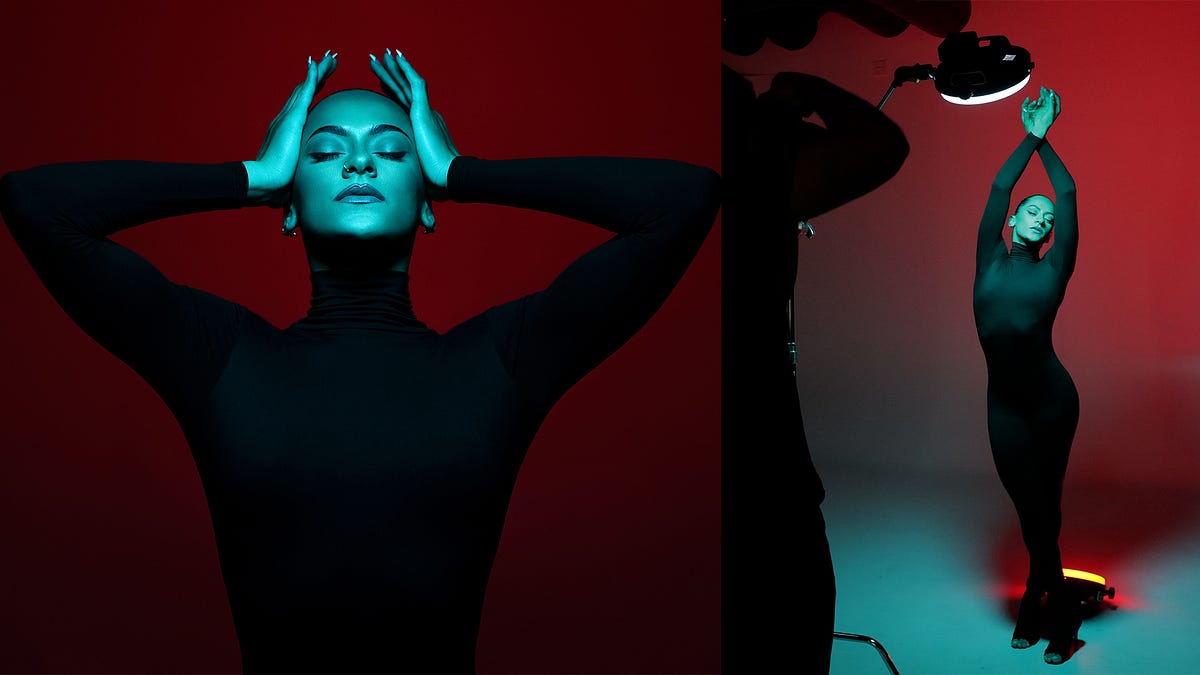 Creative Studio Portrait Setup with Rotolight AEOS II LED Lights | by ...