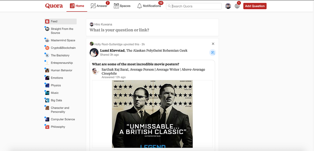 How can Quora design better?. Everyone has there own social network ...
