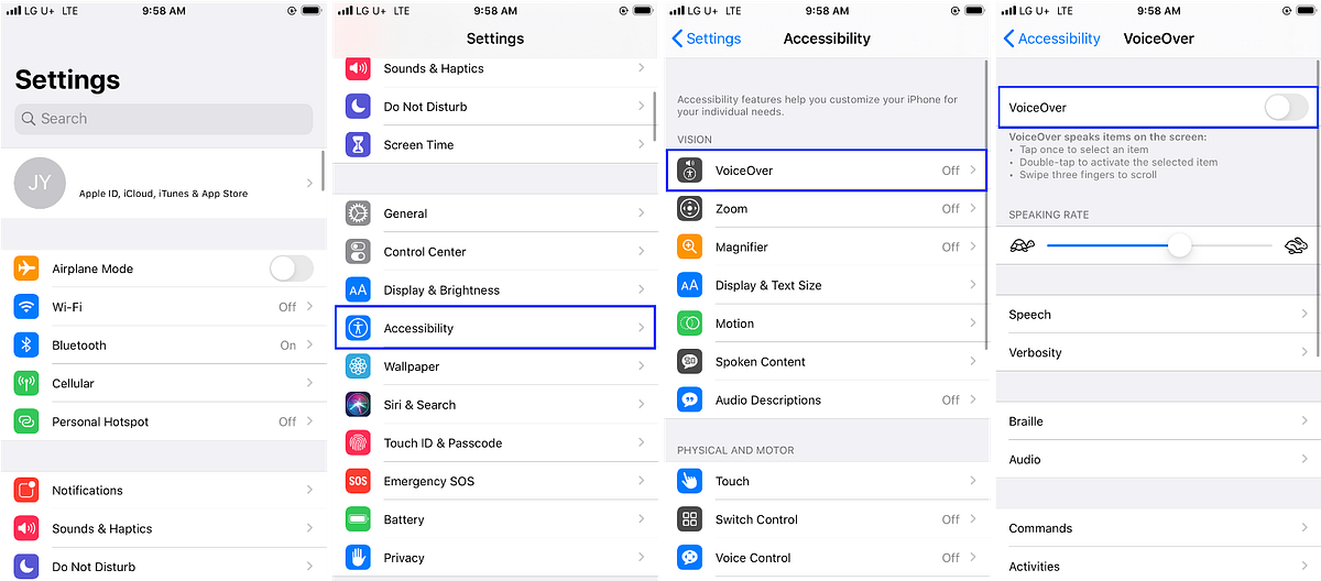 How Blind Use iPhone. Why do developers need to optimize… | by Jinhee ...