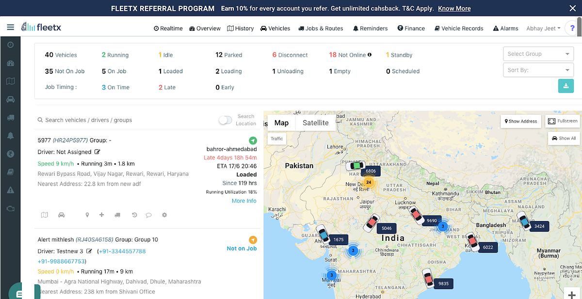 Adopting a minimalistic approach to Fleetx’s New Product Dashboard | by ...