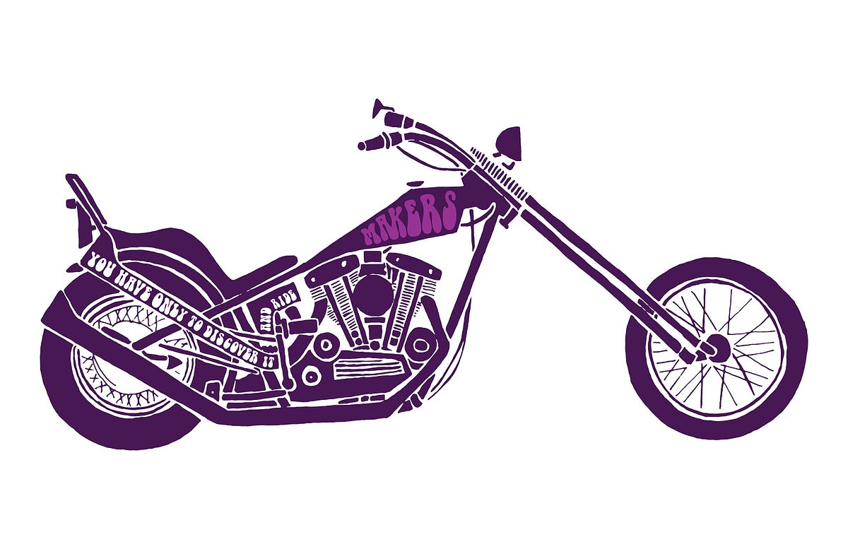 “Inside, each of us has a purple motorcycle.” | by Mariyam Haider | Unarchived Writings | Medium