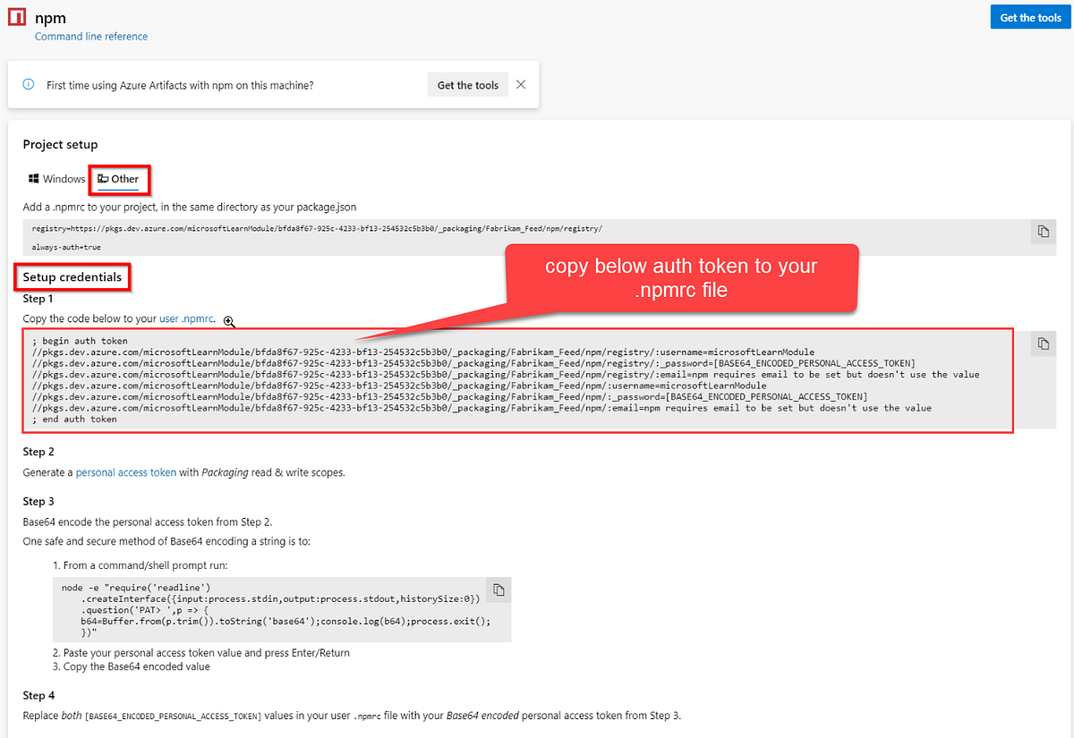 Creating NPMRC In Windows Developer Box For Azure DevOps Server By Creating NPMRC In Windows Developer Box For Azure DevOps Server By