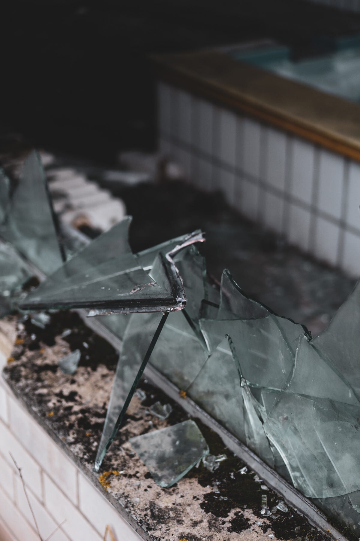I Loved Shards of Glass. Light bouncing off their surface, | by The San ...