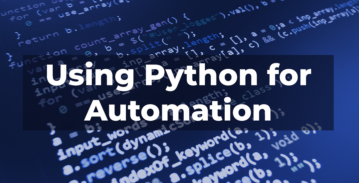 Automation Using Python Python As A Scripting Language By Anupreet Dube Tasks Arth The