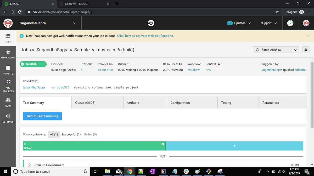 How To Enable Circleci Builds For A Spring Boot