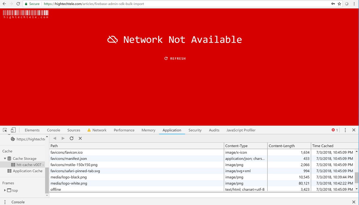 Service Worker Offline Status. Introduction | by Ronnie Royston | Jan, 2023 | Medium