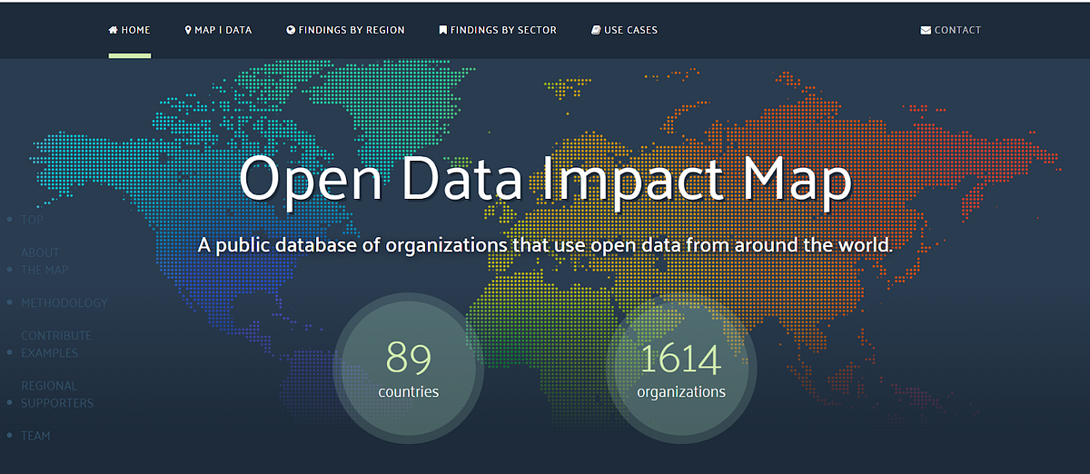 The Open Data Impact Map: A unique global resource | by International ...