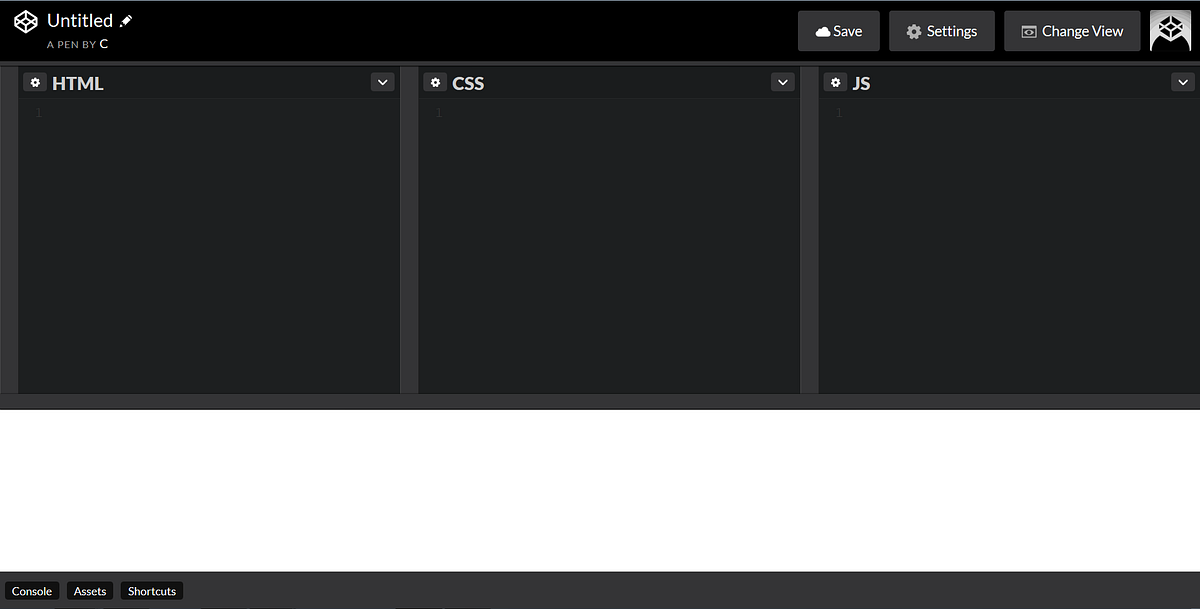 Using p5.js on CodePen. CodePen is an online text editor. It… | by Cassandra | Medium