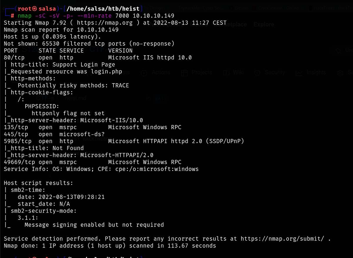 Heist Hackthebox Introduction By S12 H4ck Oct 2022 Medium