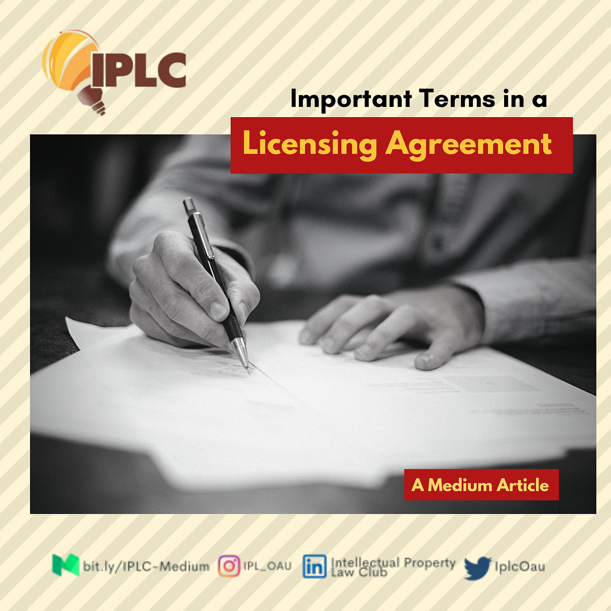 Important Terms in a Licensing Agreement | by Intellectual Property Law ...