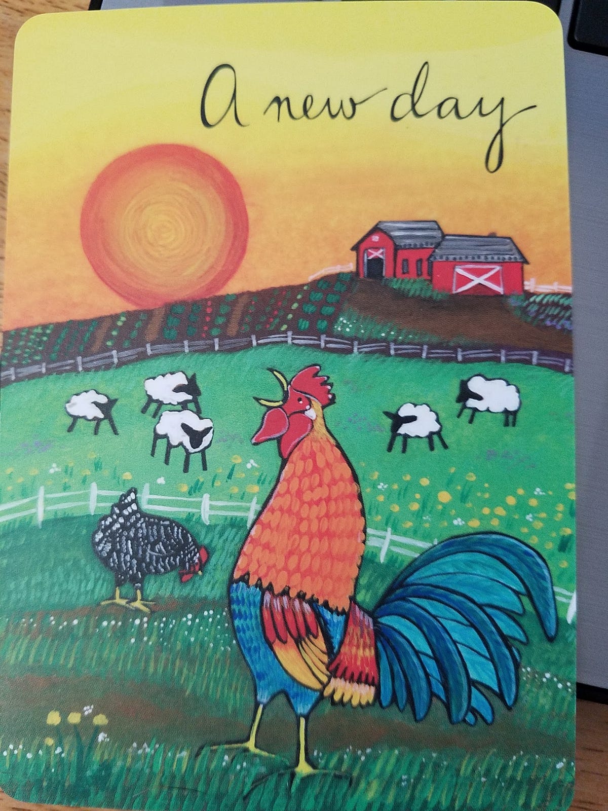 A New Day I Have A Great Deck Of Inspirational By Dawn Engler Medium