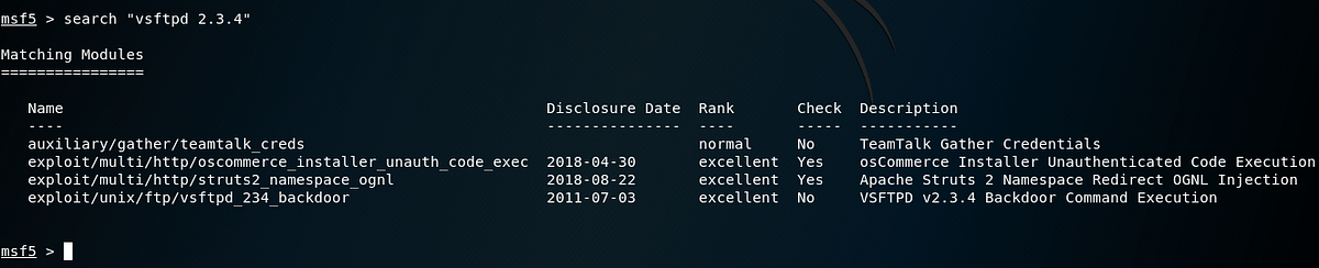 FTP Backdoor Command Execution. In this story we’ll use metasploit to… | by Bruno Gil | Medium