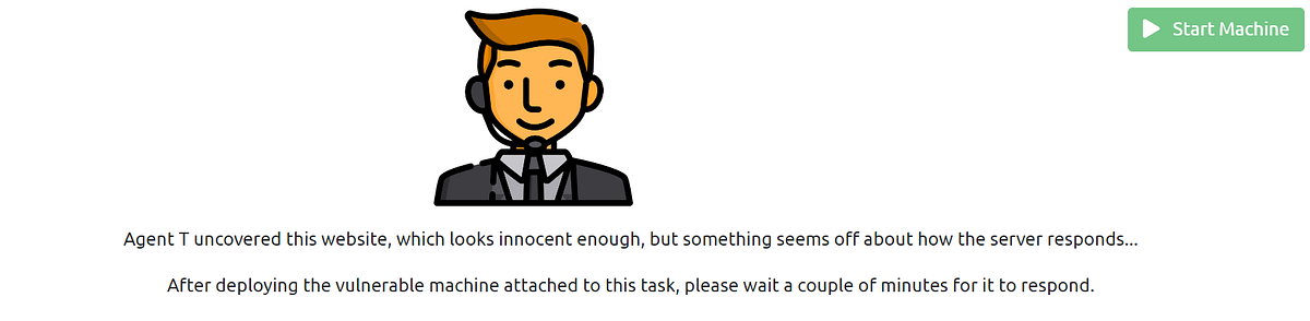 TryHackMe WriteUp: Agent T. Write Up describing the steps to… | by d3vil | InfoSec Write-ups