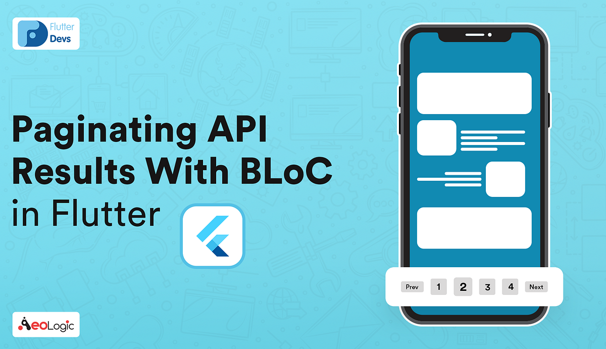Paginate API results with BLoC in Flutter