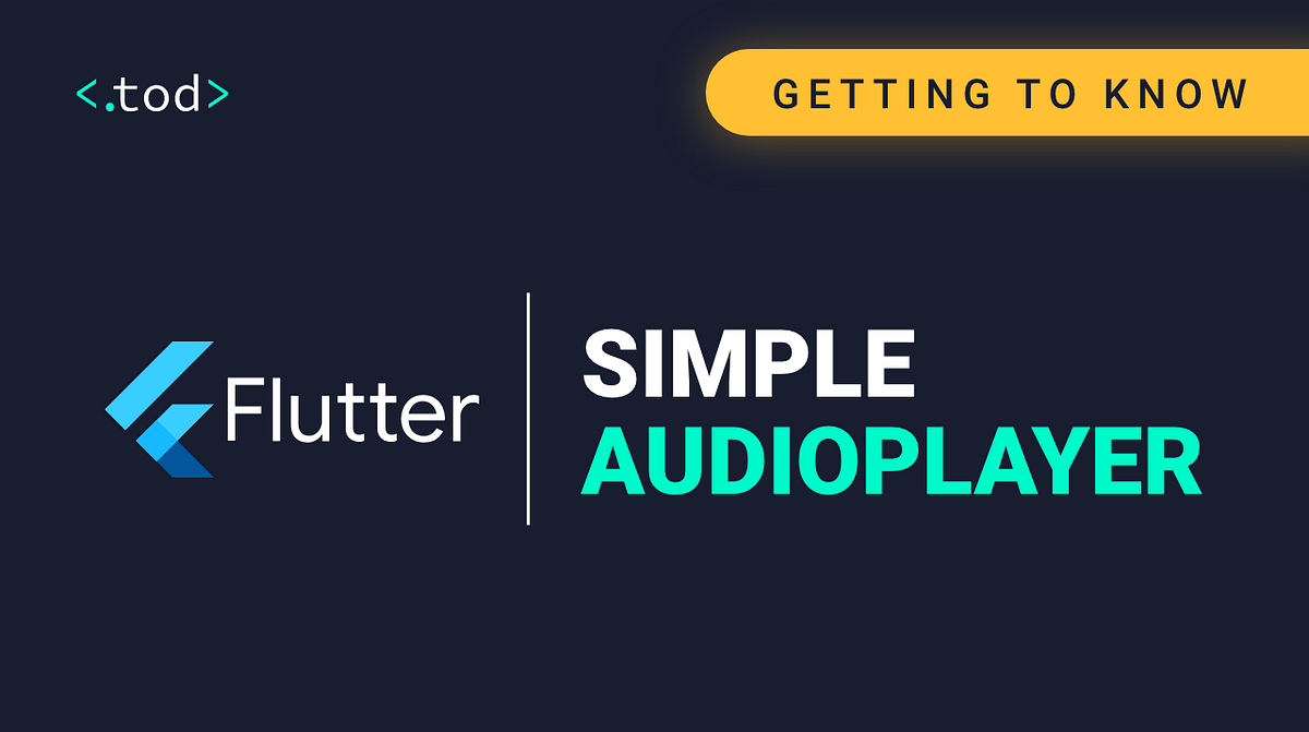 Getting to know Flutter: Simple audioplayer | by Enrico Ori | TheOtherDev/s | Medium