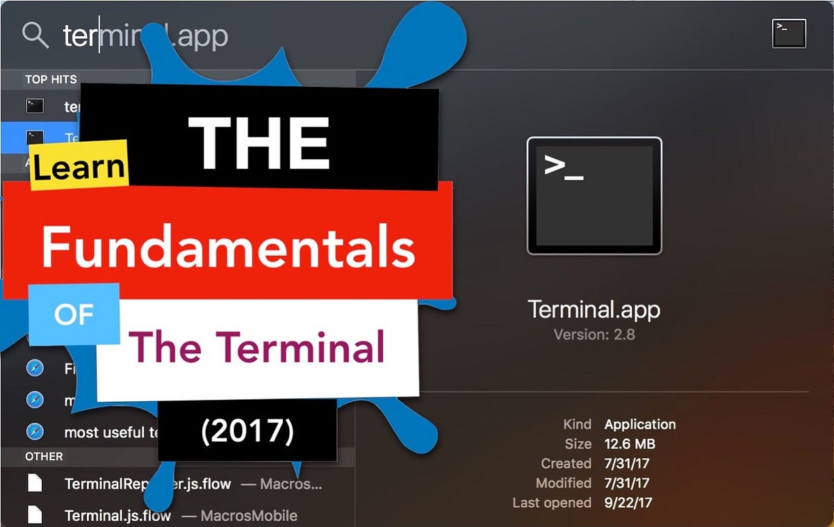 10 Most Useful Terminal Commands — (2017) | by ADHDevvv | Medium