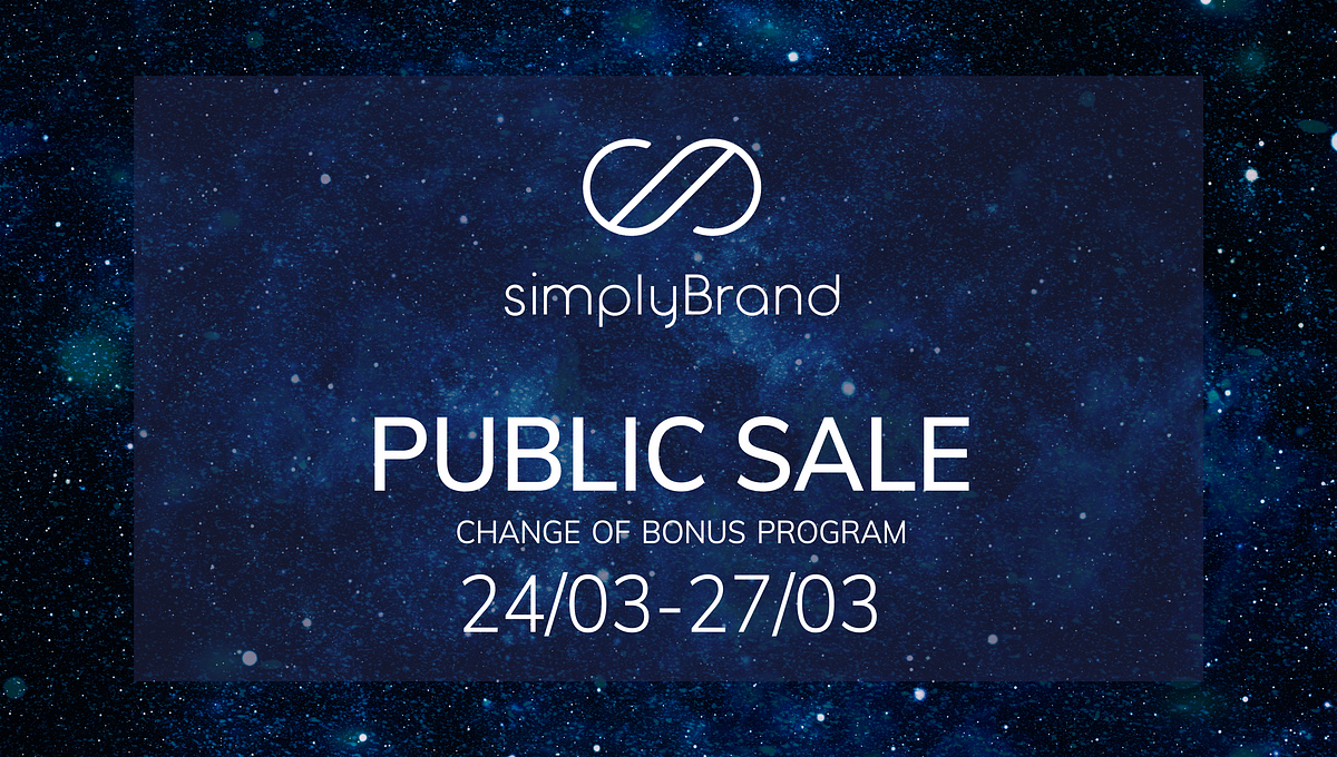 Important Announcement Regarding the Bonus Structure During Public Sale ...