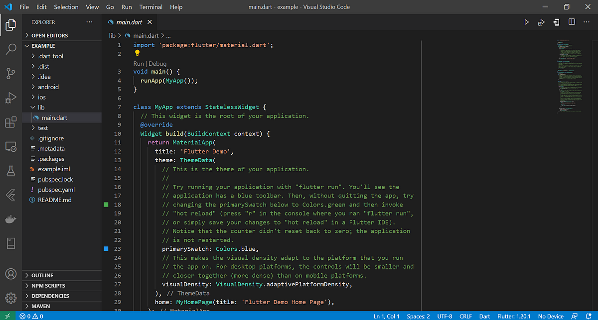 Create An Android Emulator And Run Your First Flutter App