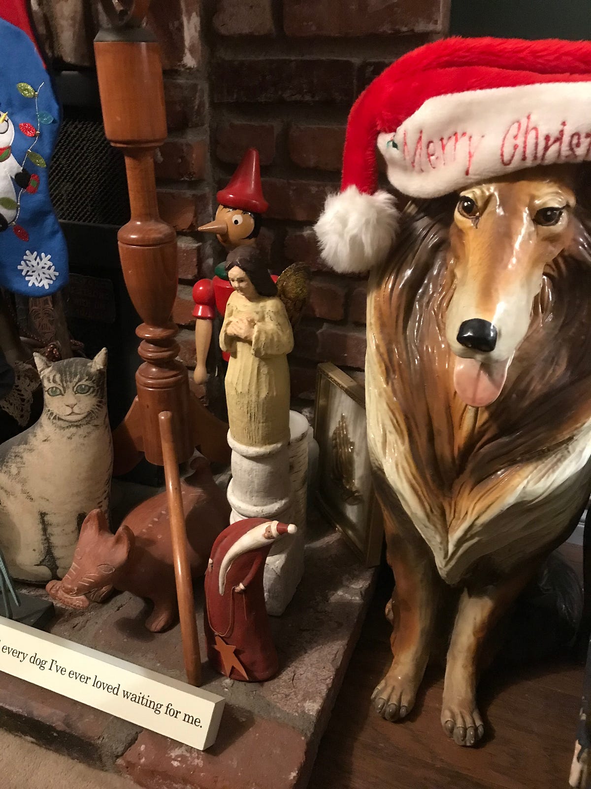 The Angel and Pinocchio 💜💜. Hubs and I went to a local Christmas… | by ...