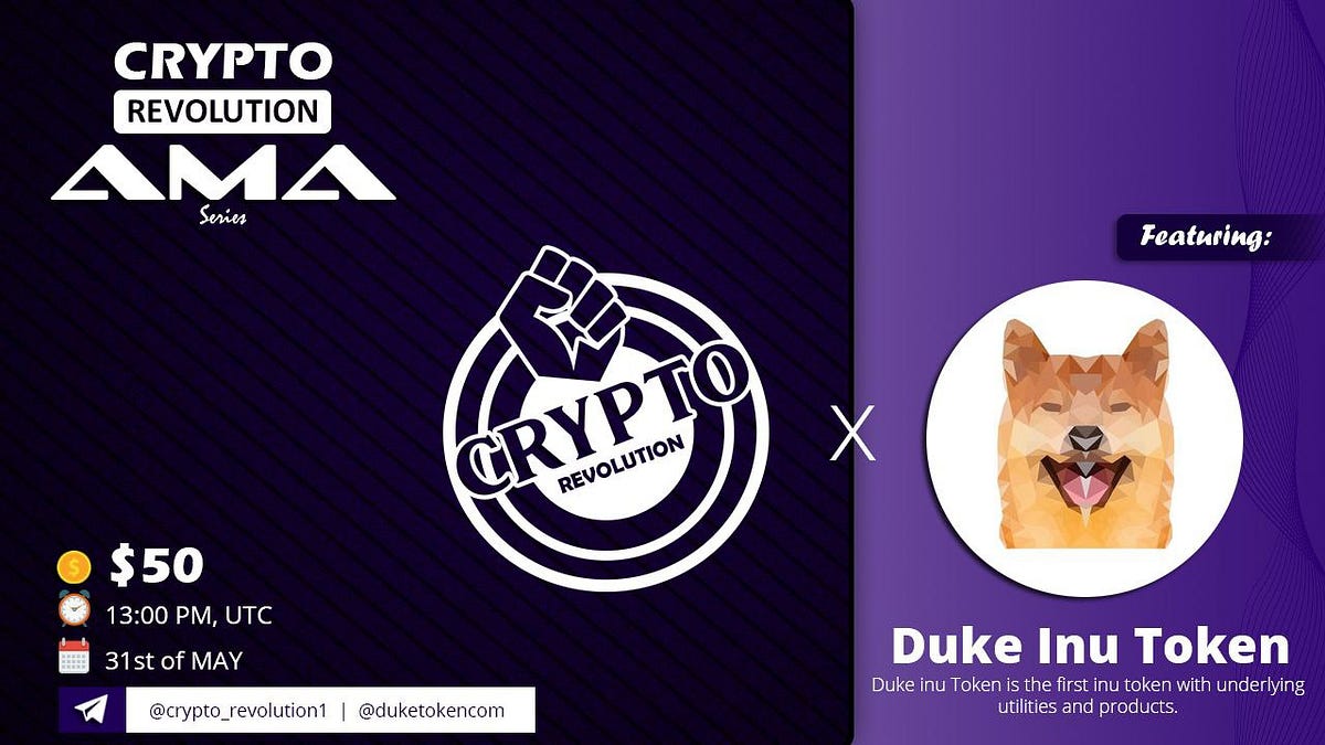 Duke Inu Token AMA Recap Crypto Revolution Community | by Crypto ...