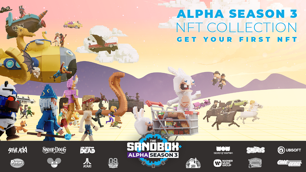 더 샌드박스 알파 시즌 3 NFT 드롭. 이번 시즌에는 어떤 NFT를 만나볼 수 있을까요? | by 더 샌드박스 코리아 | 더 샌드박스 코리아 | Aug, 2022 | Medium