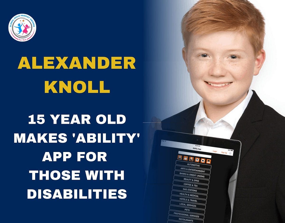 Meet Alexander Knoll, a 15-year-old Tech Founder and International ...