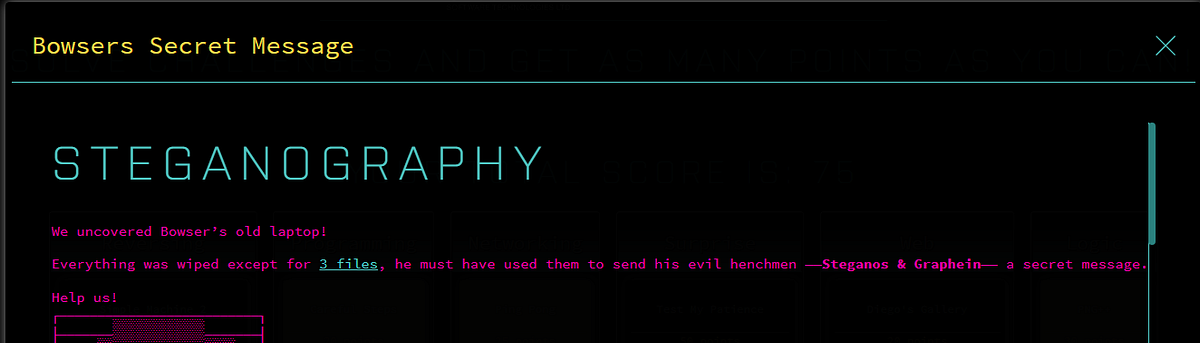 Checkpoint challenge 2018 `Steganography`- writeup on the fly | by ...