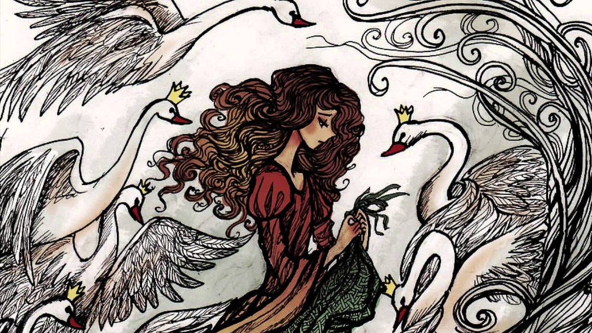 The Six Swans by Jacob and Wilhelm Grimm | by Chelsea Stjean | Medium