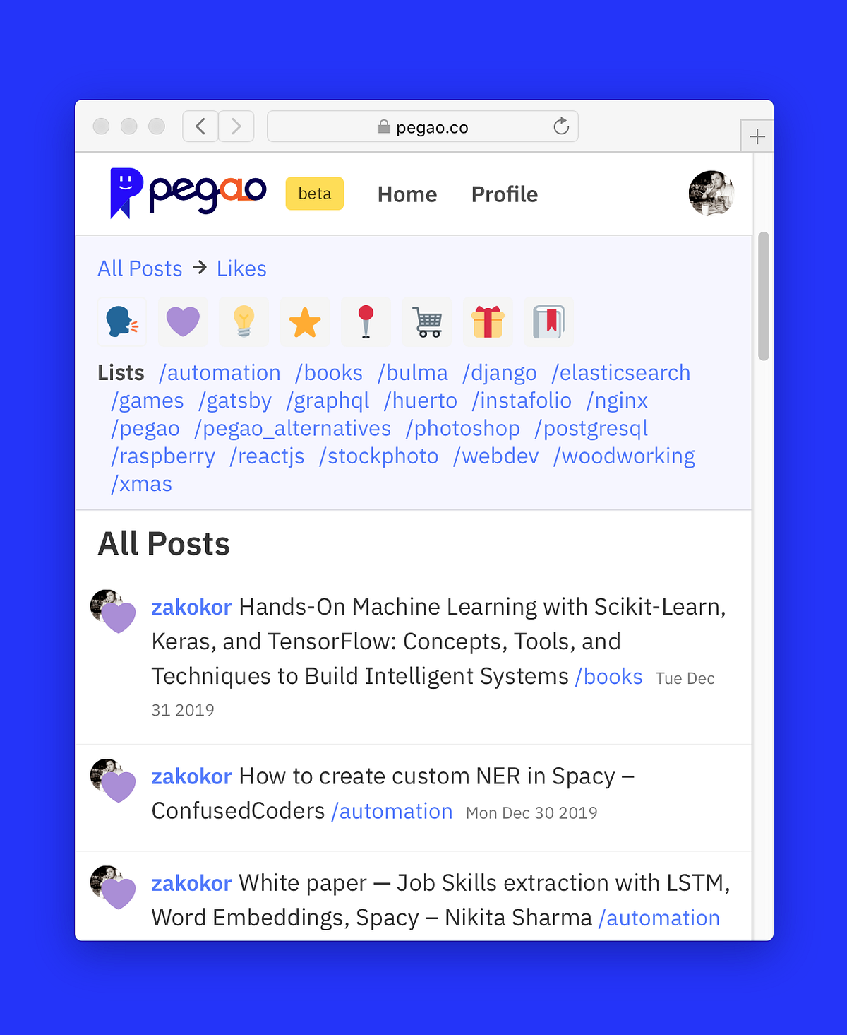 How to use pegao.co to make your lists of links on Internet | by ...