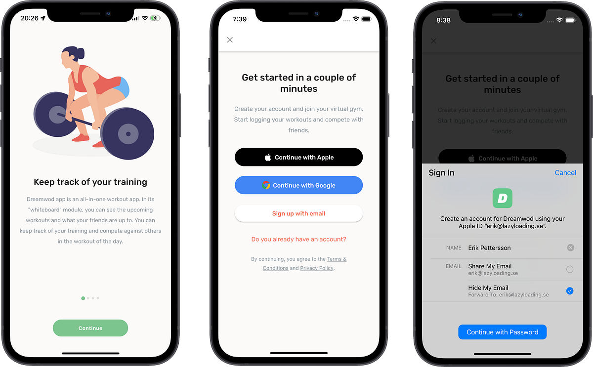 Sign in with Apple and Google in Flutter App + Golang backend | by Erik | Dreamwod tech | Medium