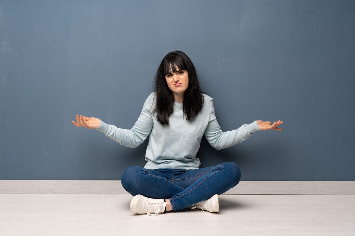 My yoga failure. The legs are supposed to be crossed and… | by Rosa ...