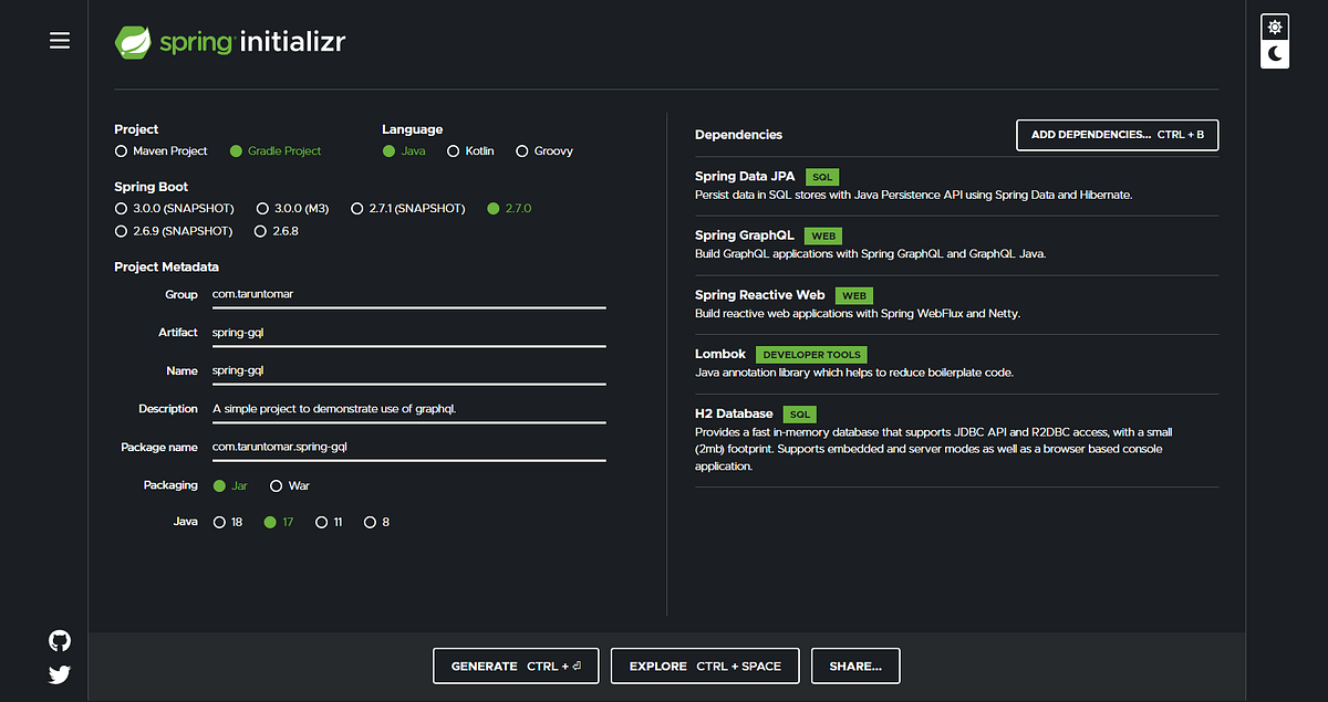 Spring boot with GraphQL — Part I | by Tarun Tomar | May, 2022 | Medium