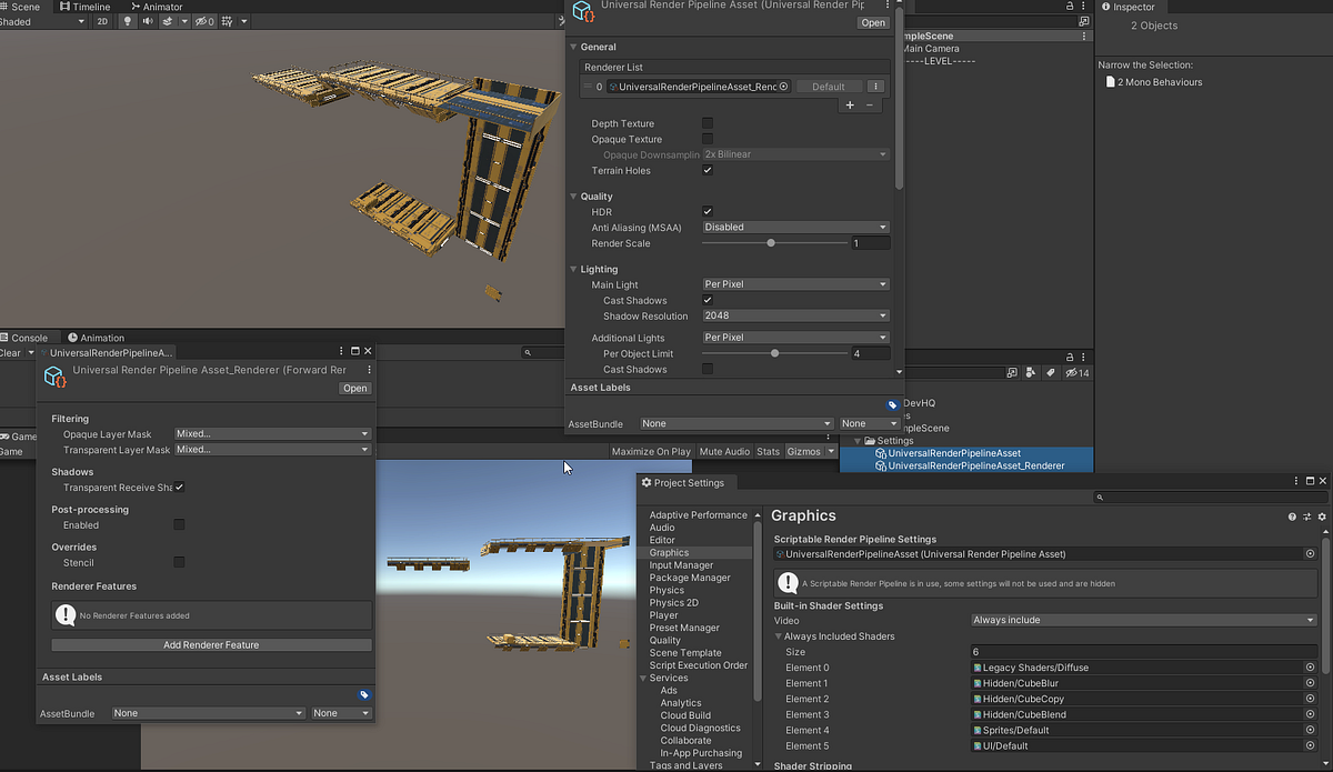 How To Upgrade Your Project to URP in Unity | by James Lafritz | Dev Genius