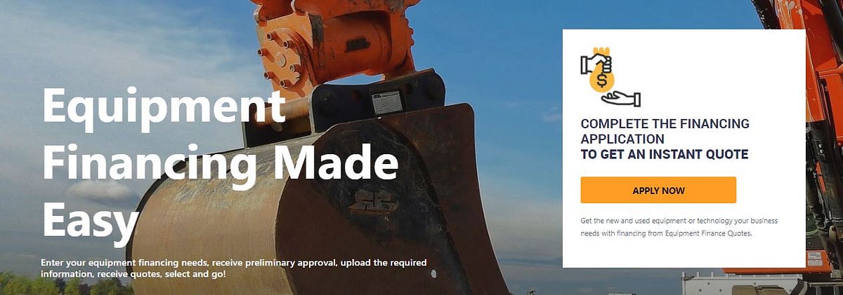 Get the Right Equipment Financed Through Us | by Equipment Finance ...