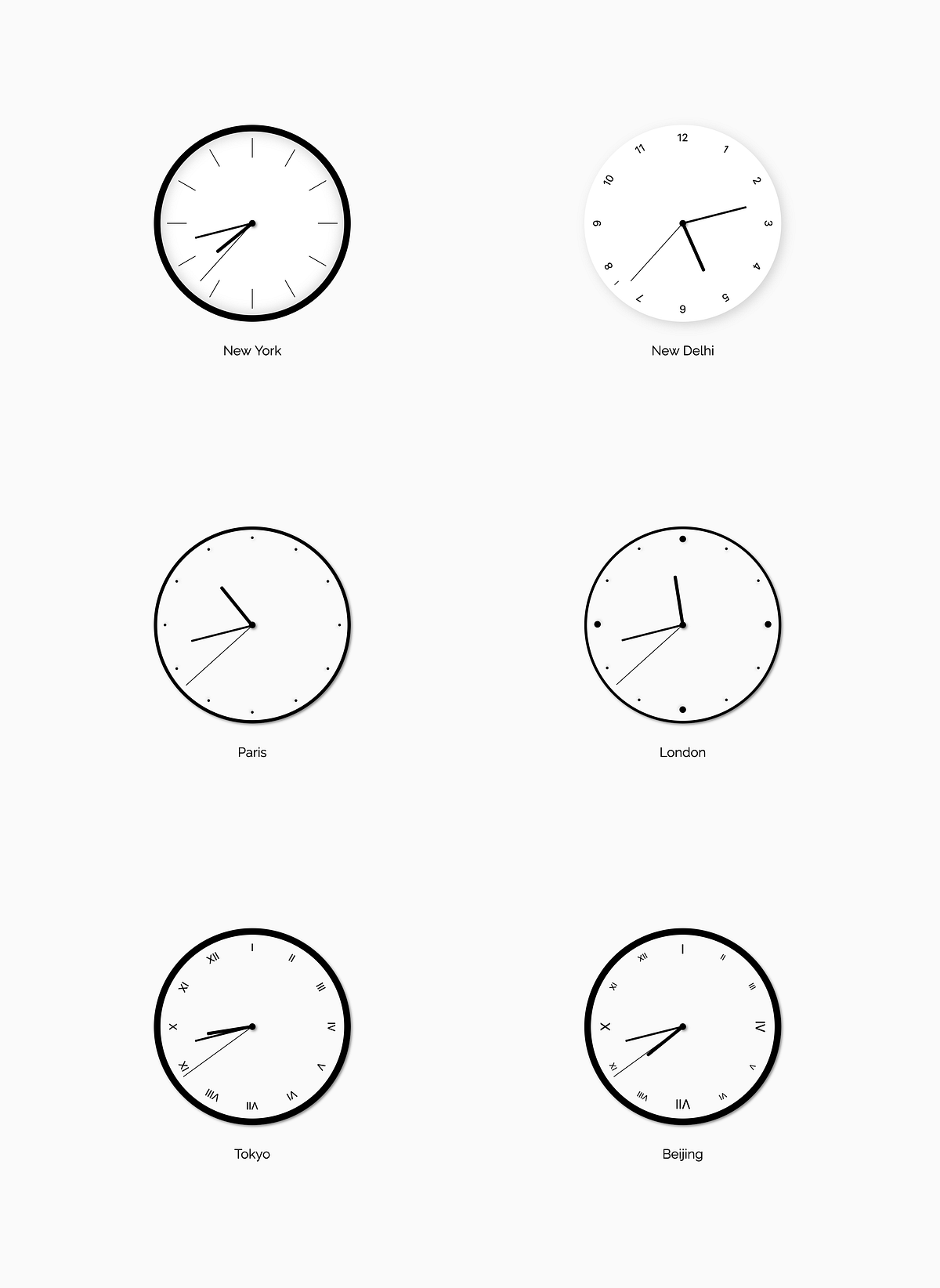 Creating beautiful Wall Clocks using React Hooks Tutorial— useClock | by Ankur Singhal | Medium
