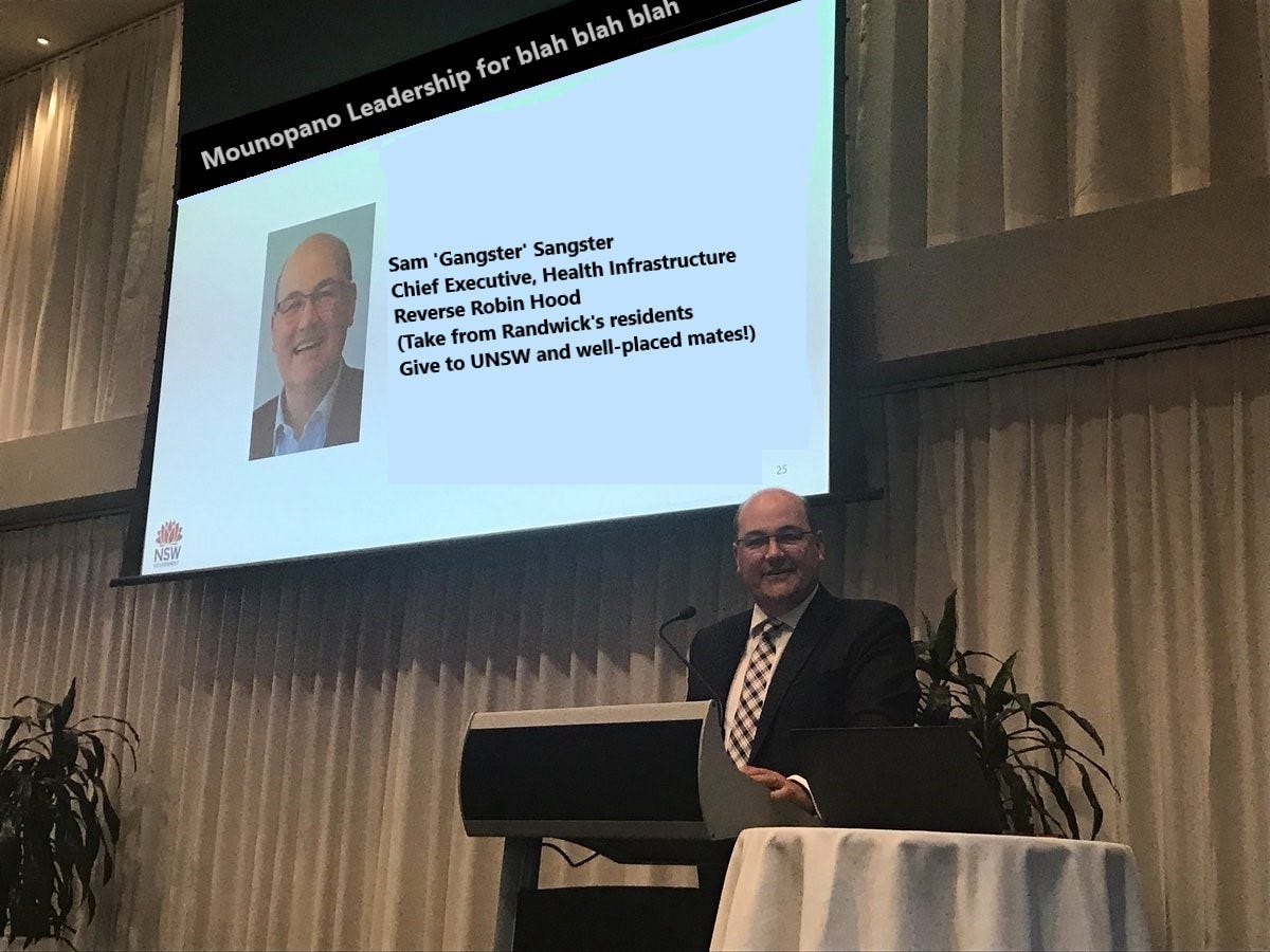 Sam ‘Gangster’ Sangster gives a talk to other ruthless bureaucrats | by ...