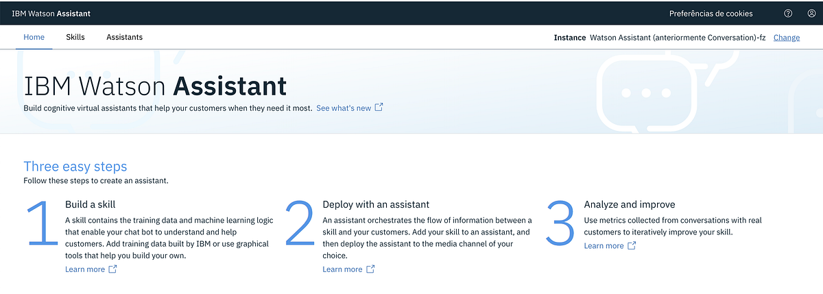 Atualizações Watson Assistant 2.0 | by Stéfany Mazon | Bots Brasil | Medium