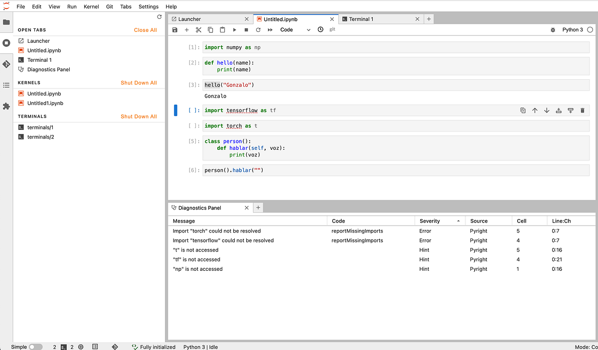 JupyterLab LSP + Vertex Notebooks | by Gonzalo Gasca Meza | Nov, 2022 | Medium